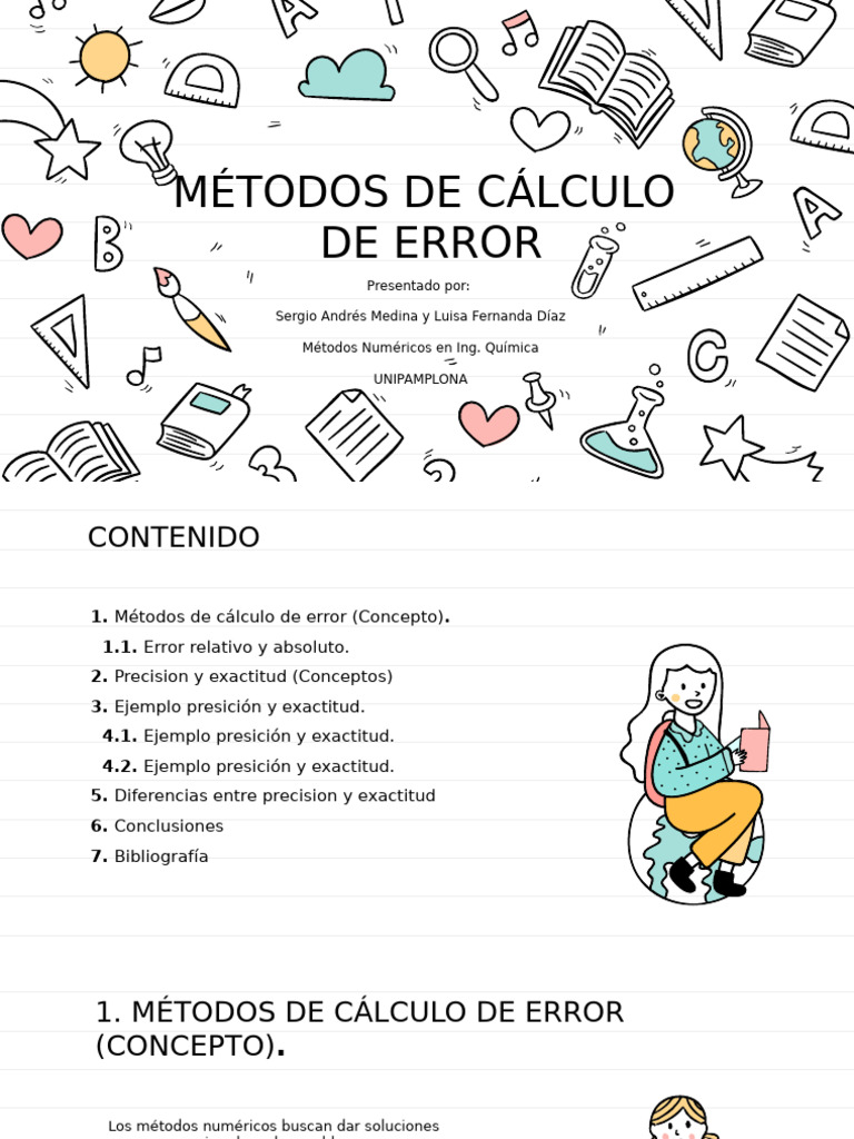 Metodo Calculo de Error | PDF | Medición | Exactitud y precisión