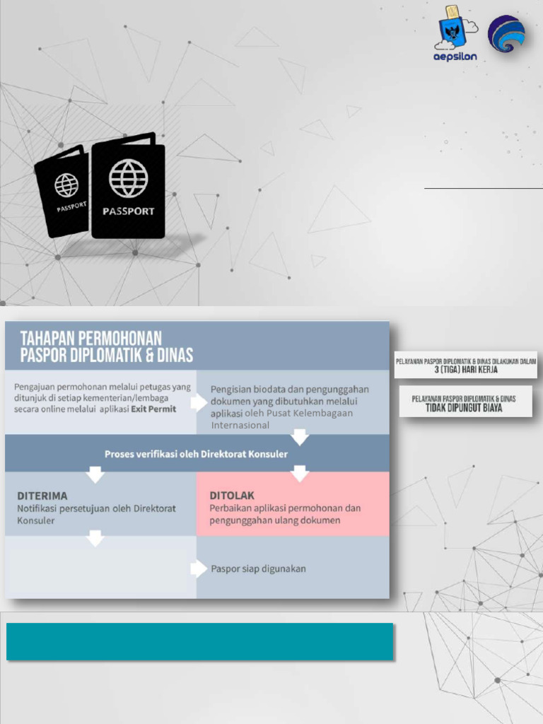 Proses Permohonan Paspor Diplomatik Dan Dinas | PDF