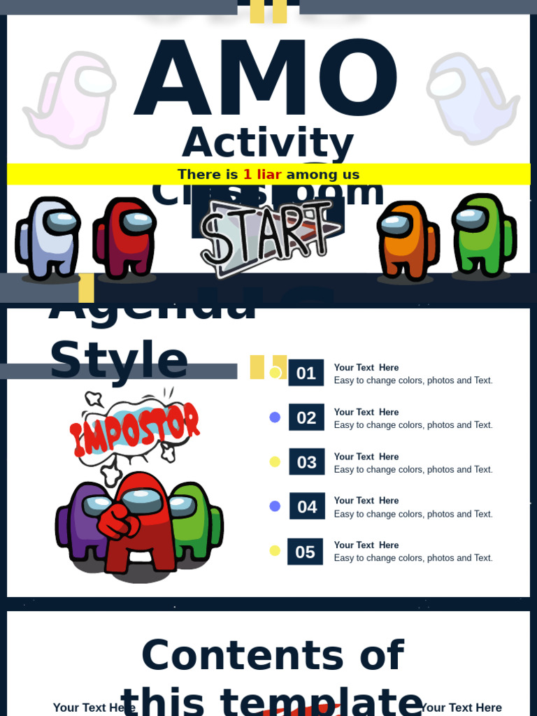 Among Us Classroom Activity Template | PDF | Planets | Planets In Astrology