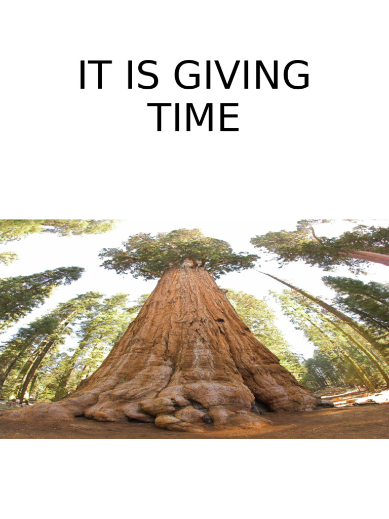 It Is Giving Time | PDF