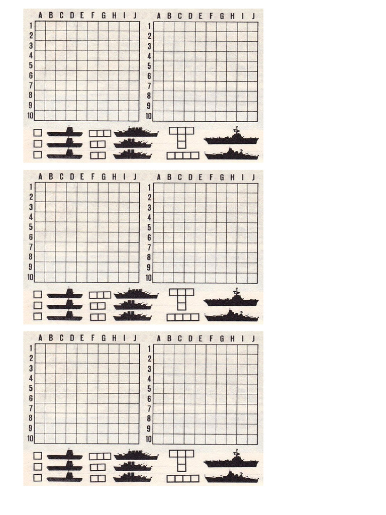 Jogo Batalha Naval | PDF