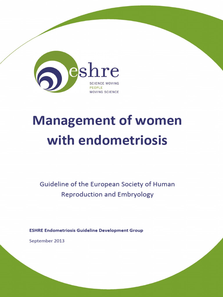 ESHRE Guideline on Endometriosis 2013 | PDF | Ovarian Cancer | Gynaecology