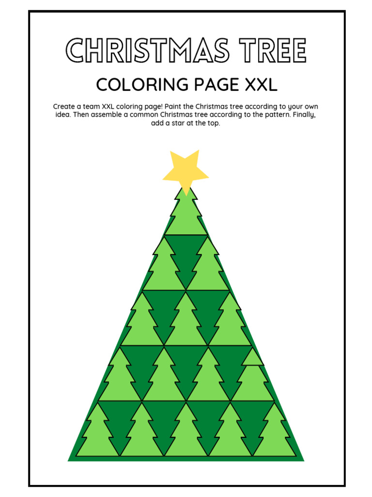 Tessellation Christmas Tree Activity | PDF