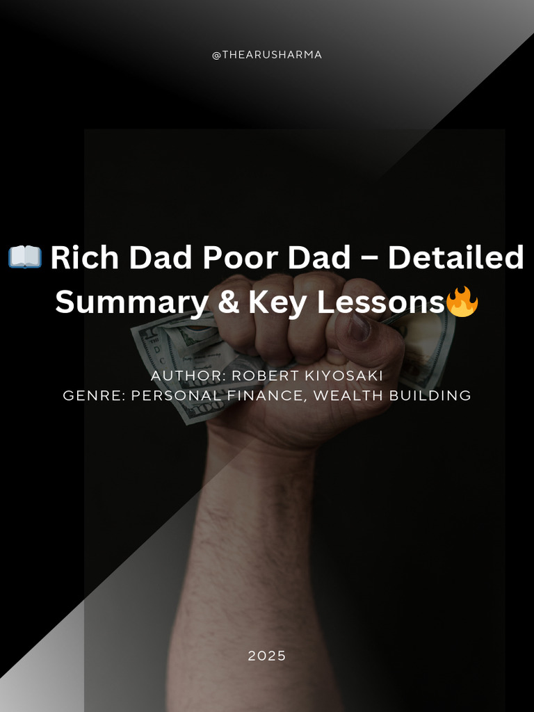 ? Rich Dad Poor Dad - Detailed Summary & Key Lessons? | PDF | Economies ...