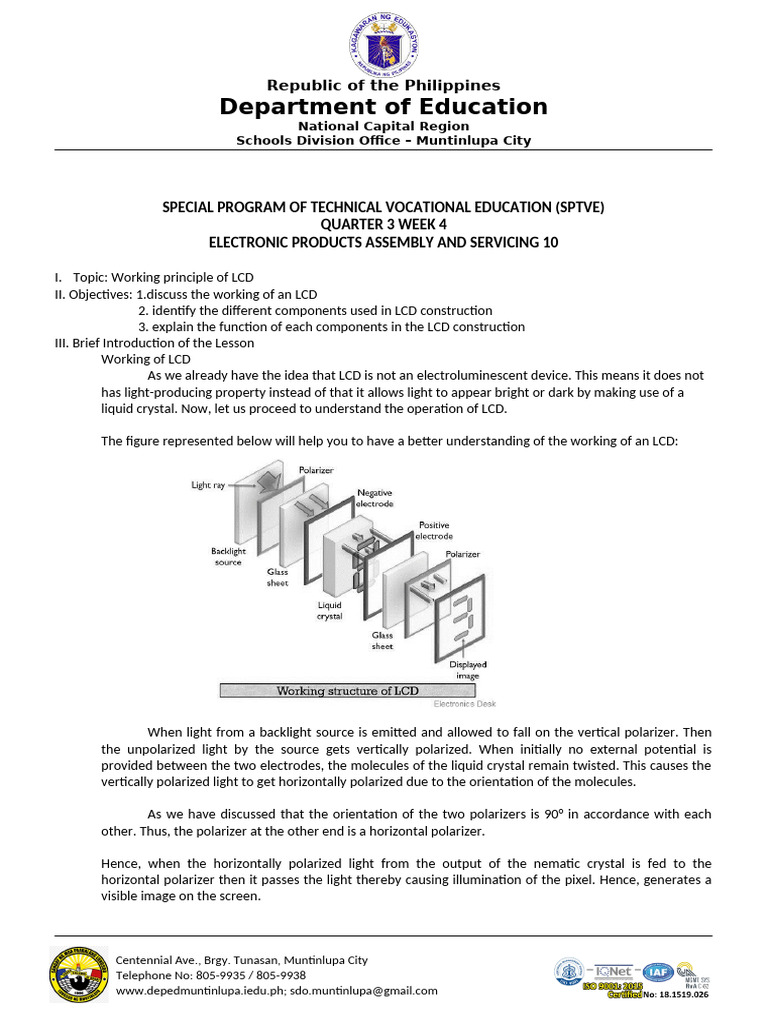 El Fili | PDF | Liquid Crystal Display | Polarization (Waves)