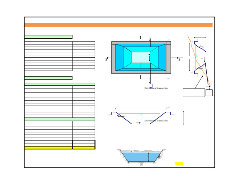 Diseño de Reservorio Con Geomembrana | PDF | Ingeniería hidráulica | Hidrología