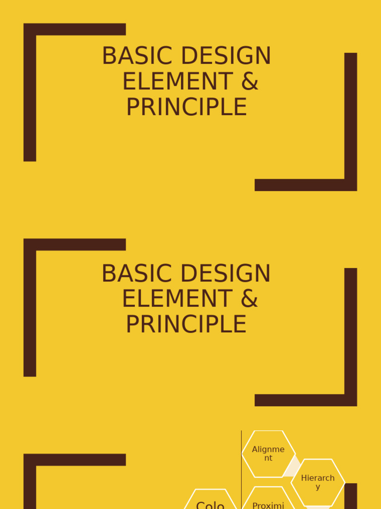 PowerPoint Basic Elements and Principles | PDF | Color | Shape