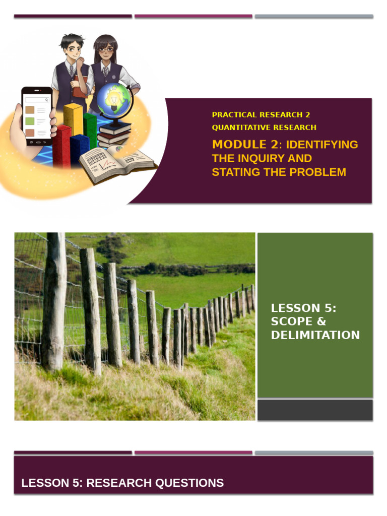 PR2 MODULE 2 Lesson 5 Scope Significance | PDF