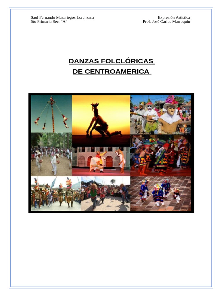 DANZAS FOLCLÓRICAS | PDF