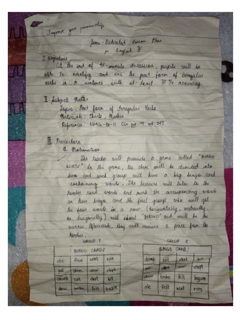 Draft LP (ARUTA, CHISKA B.) BEED 3A | PDF