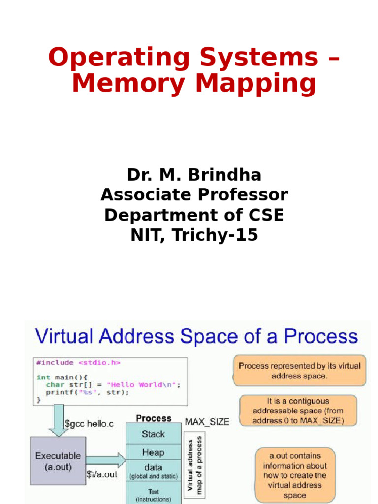 11-Operating Systems - Memry Mapping | PDF