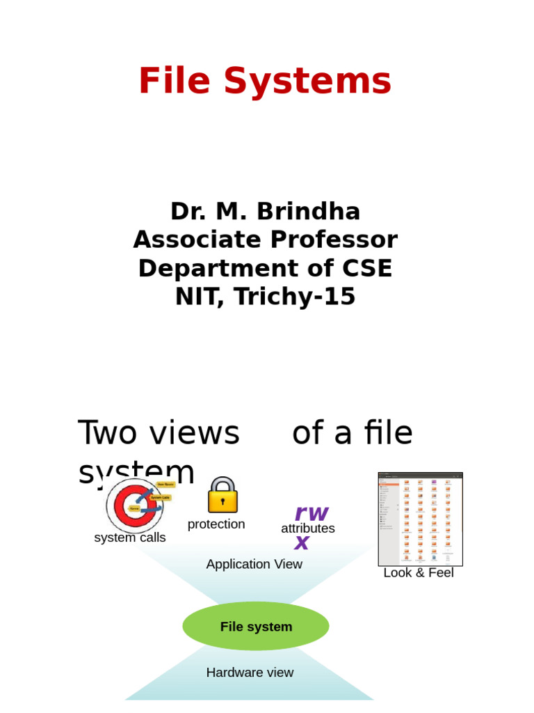 13-Operating Systems - File systems | PDF | Computer File | File System