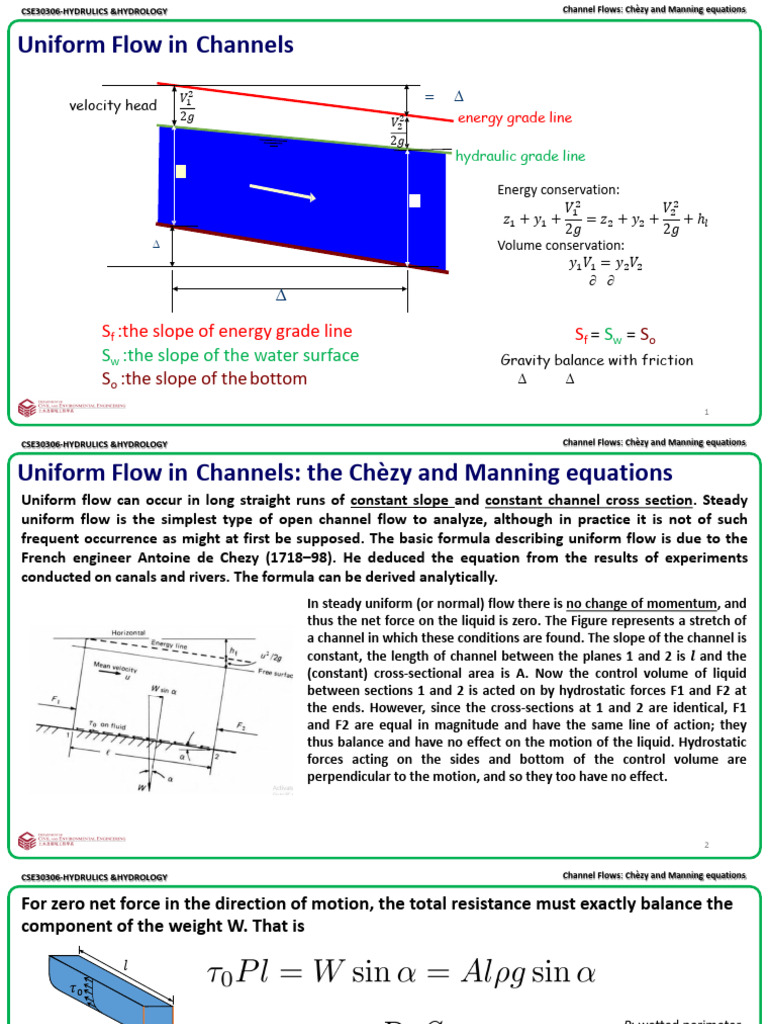 LEC05 - CSE30306 Hydraulics & Hydrology | PDF | Applied And ...