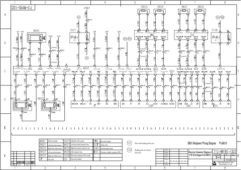 EBS3 Peripheral Wiring Diagram-01-01 | PDF | Trailer (Vehicle) | Vehicles