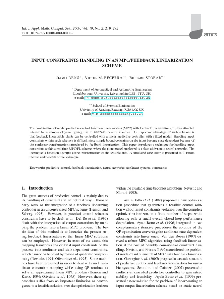 Linear Feedback Control | PDF | Control Theory | Mathematical Optimization