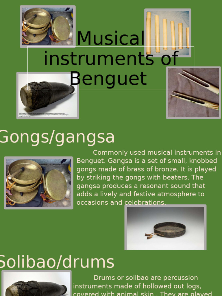 Benguet's Traditional Musical Instruments | PDF | Drum