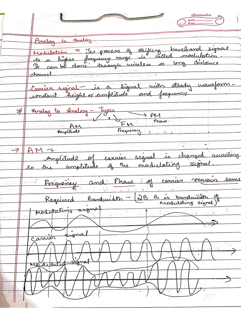 Analog To Analog (Notes) | PDF