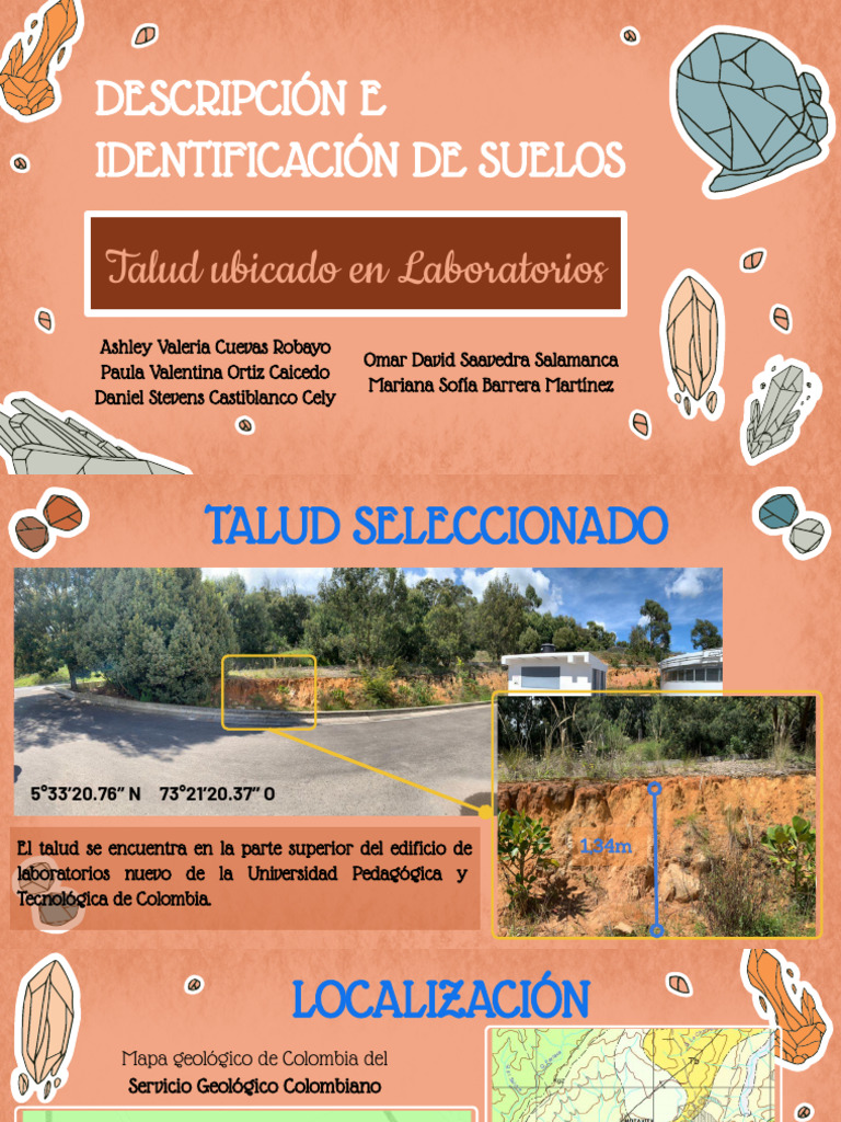 Exposición Talud Geología | PDF | Suelo | Ciencias de la Tierra