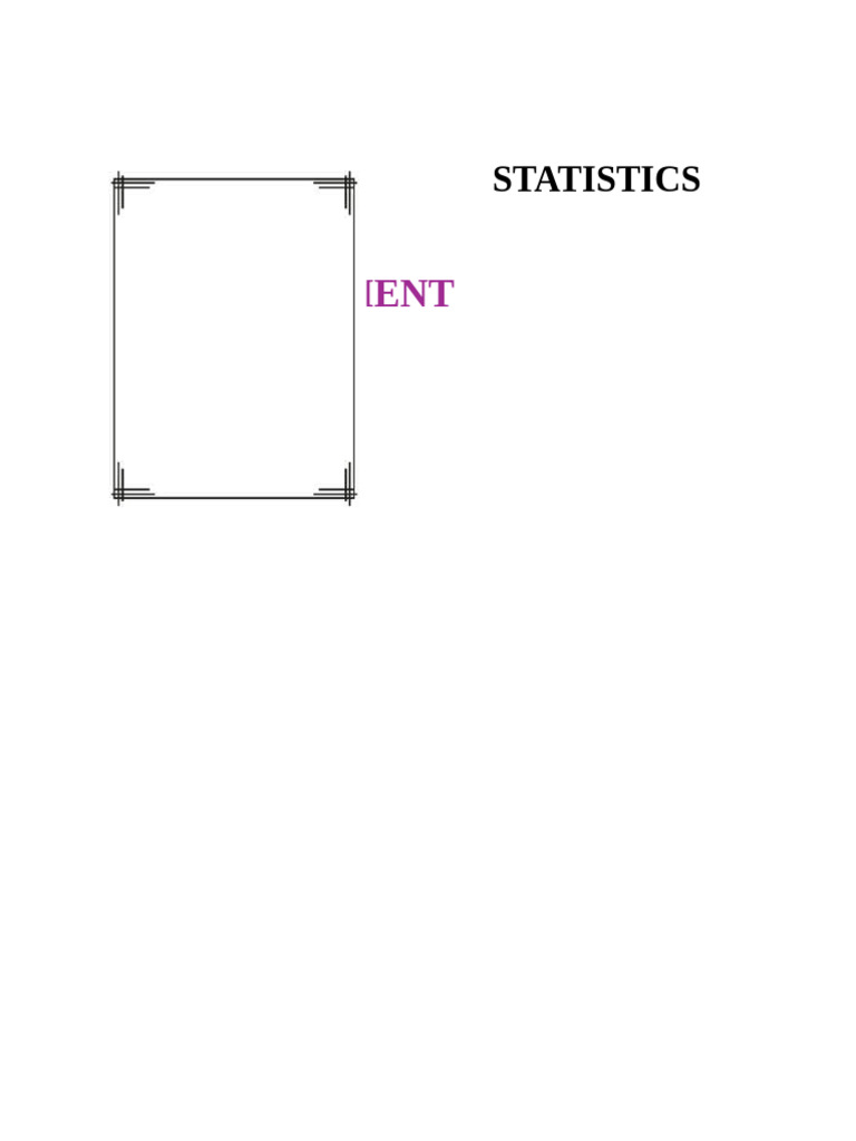 Assignment: Statistics | PDF