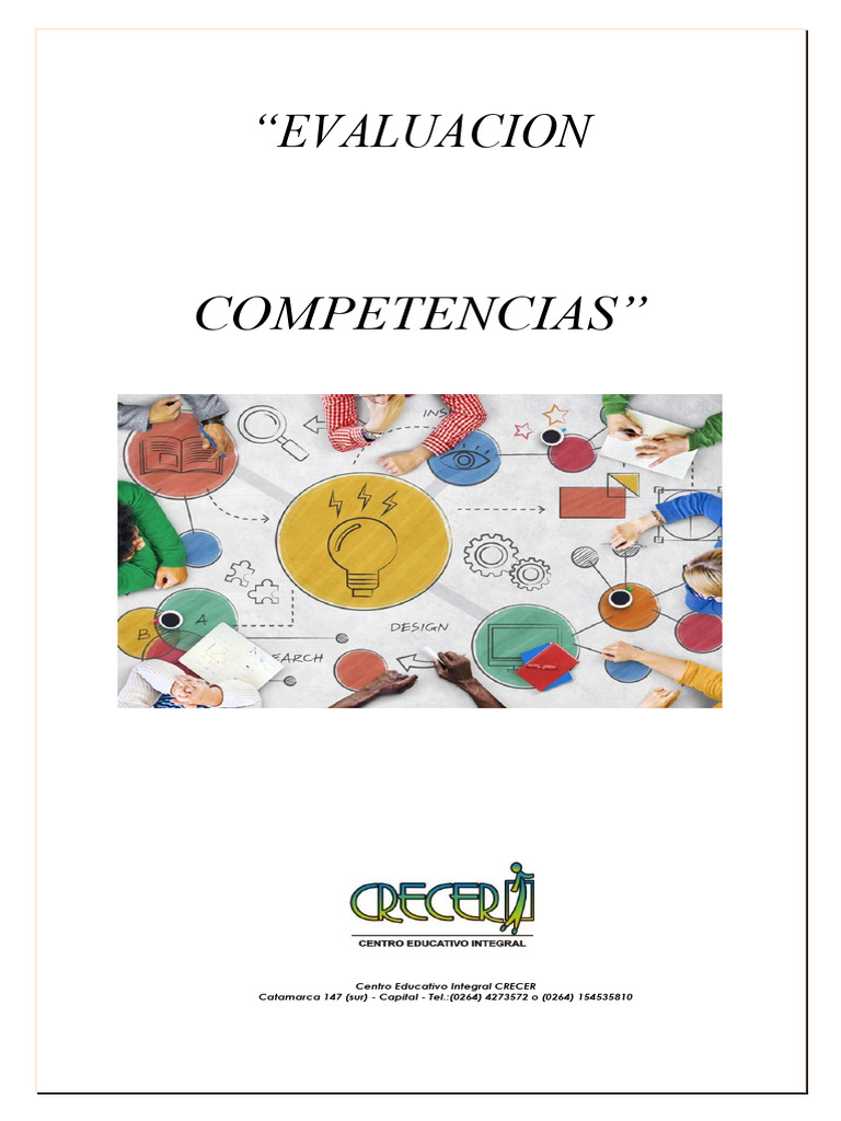 Evaluacion Por Competencias | PDF | Evaluación | Enseñando