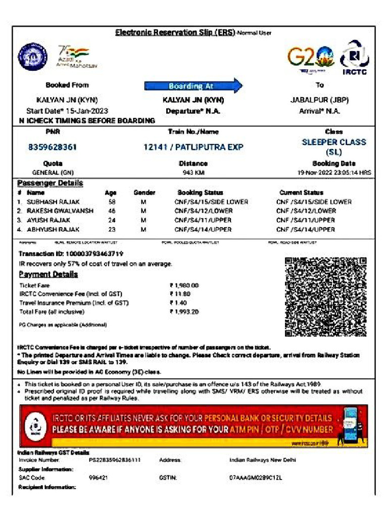 Ayodhya Tickets | PDF