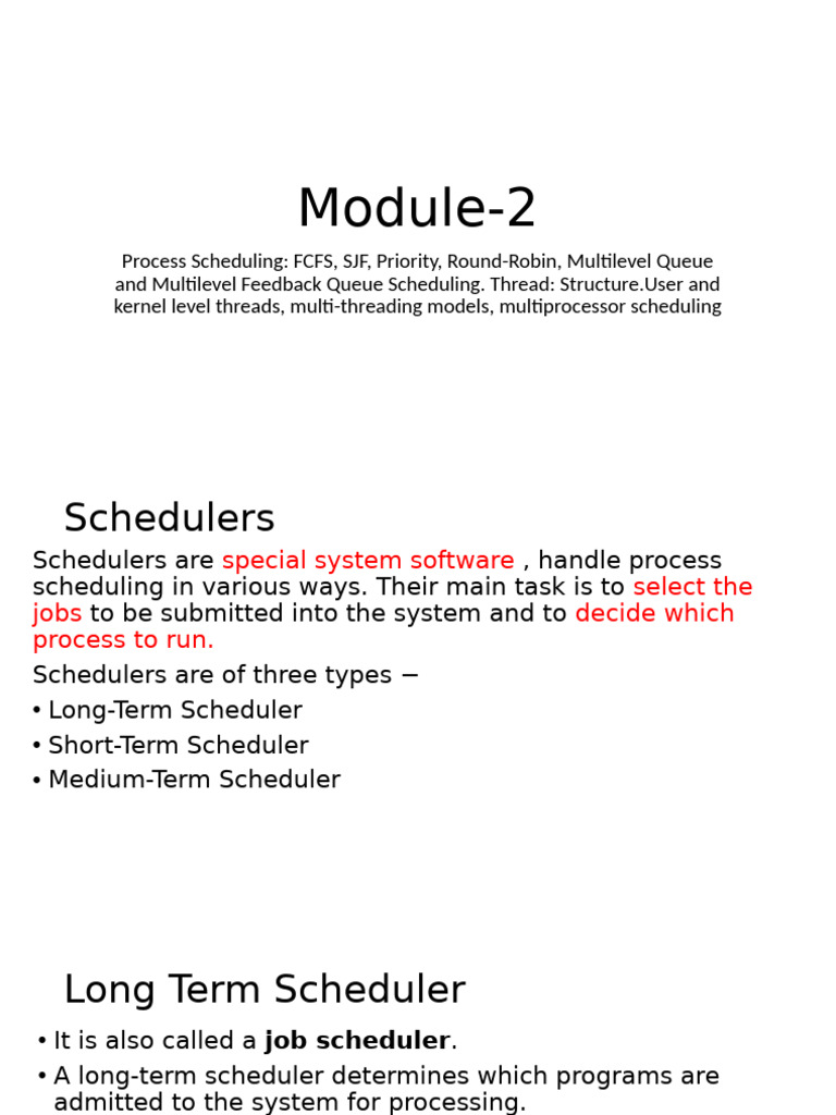 M2 | PDF | Thread (Computing) | Scheduling (Computing)