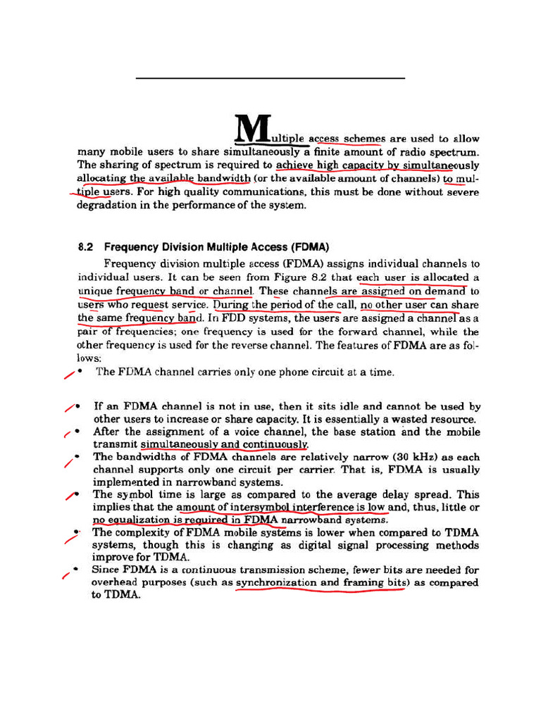 Fdma Tdma Cdma | PDF