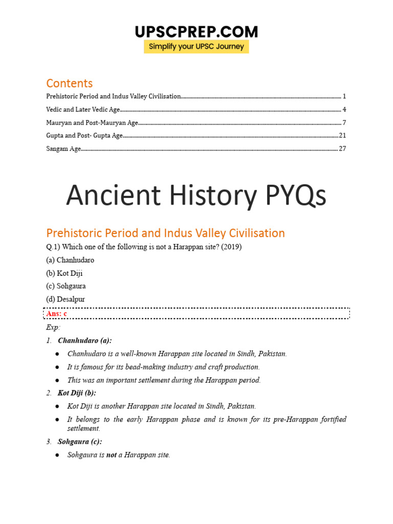 Ancient history PYQs (1) | PDF | Bodhisattva | Mahayana