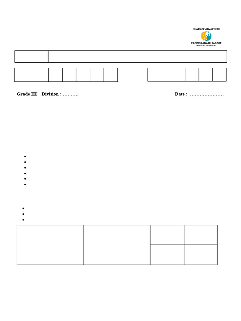 Gr III Math Term2 Set2 Paper2 QP[1] | PDF | Mathematics | Euclidean ...