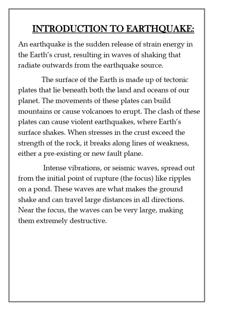 earthquake sst 22 | PDF | Earthquakes | Plate Tectonics