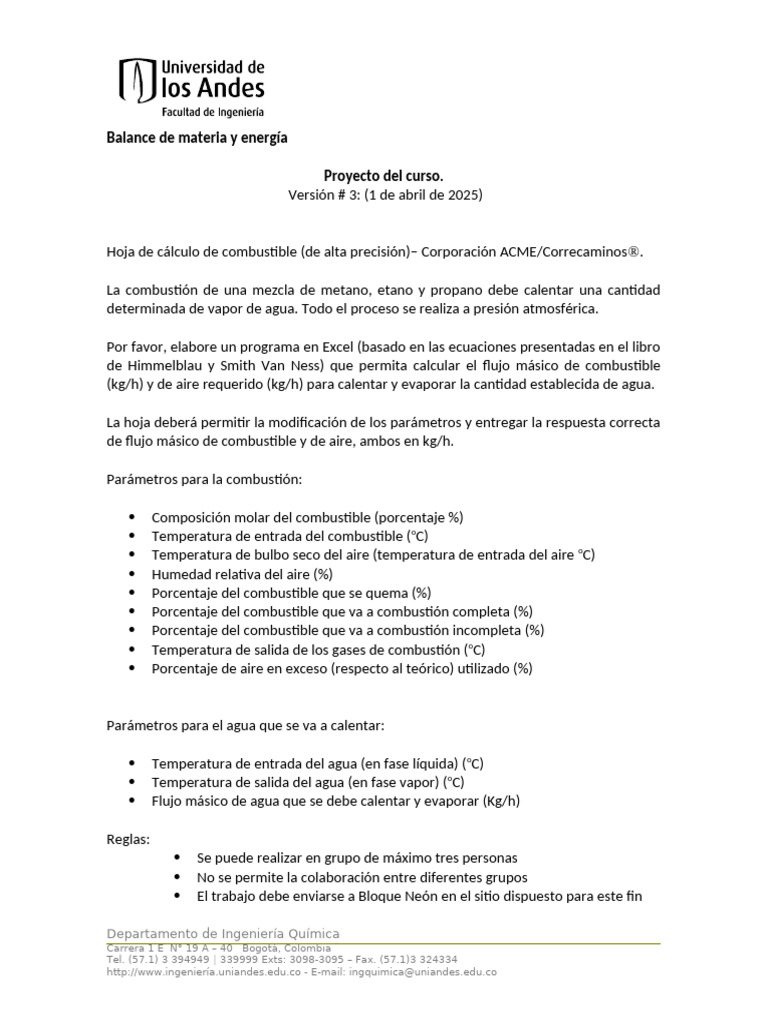 Proyecto v2 | PDF | Combustión | Combustibles