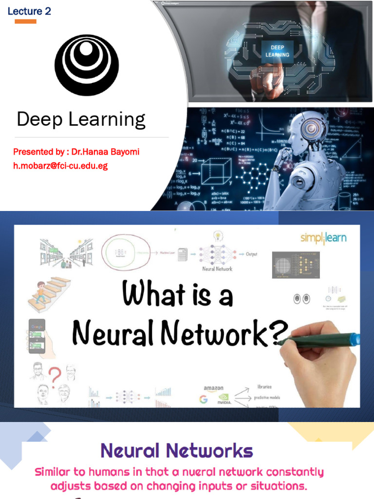 Deep Learning_Lecture 2_Neural Networks | PDF | Machine Learning | Applied Mathematics