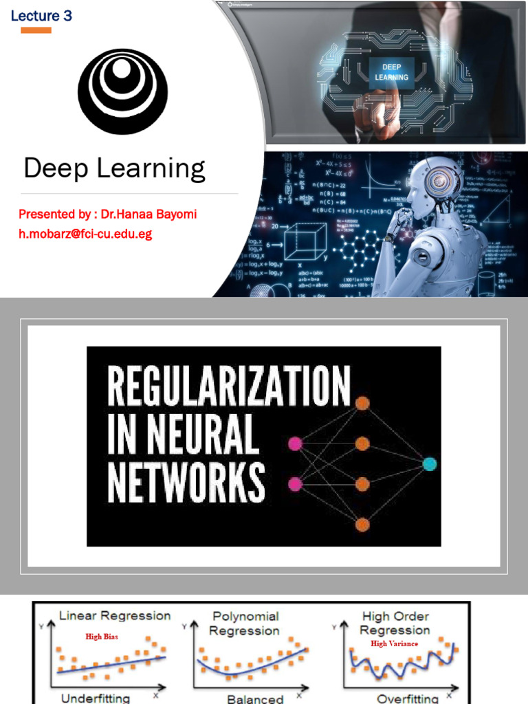 Deep Learning_Lecture 3_Regularization in Neural Networks | PDF | Statistical Analysis ...