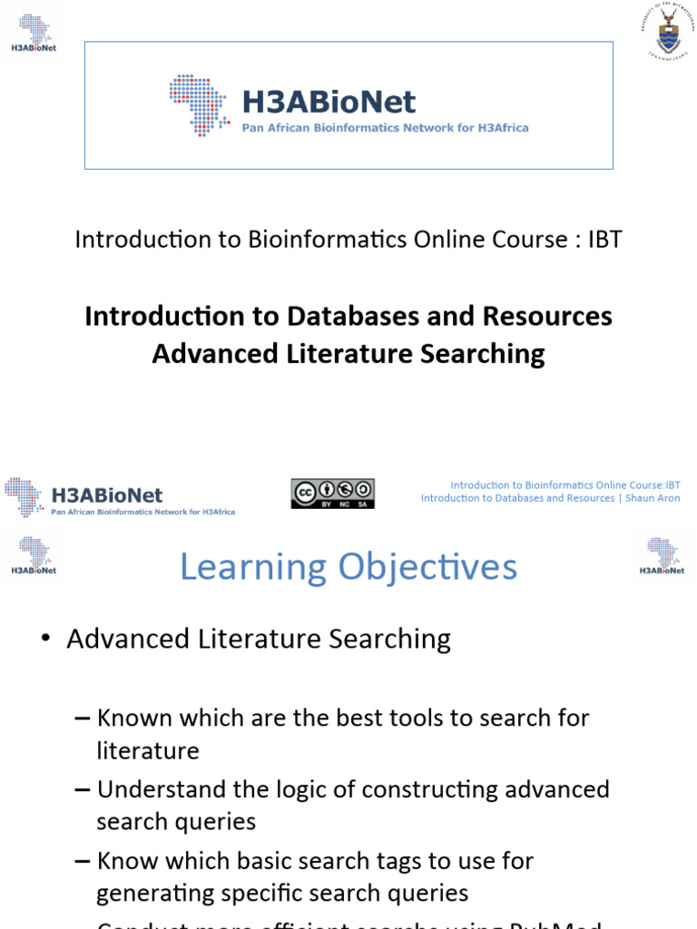 2 IBT - Literature - Searching | PDF | Pub Med | Information Science