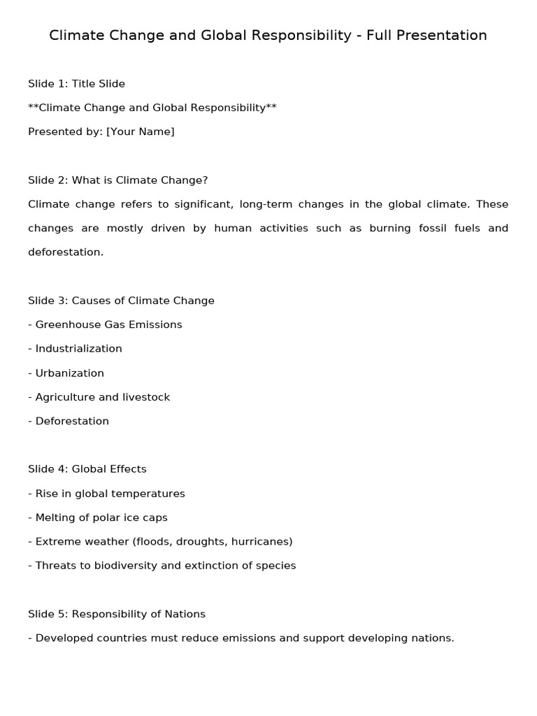 Detailed_Climate_Change_Presentation | PDF