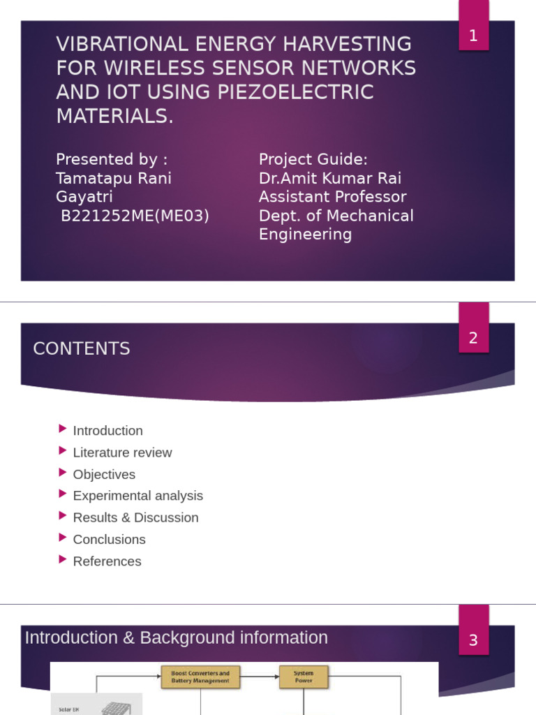 Final PPT-Tamatapu Rani Gayatri | PDF | Energy Harvesting | Wireless Sensor Network