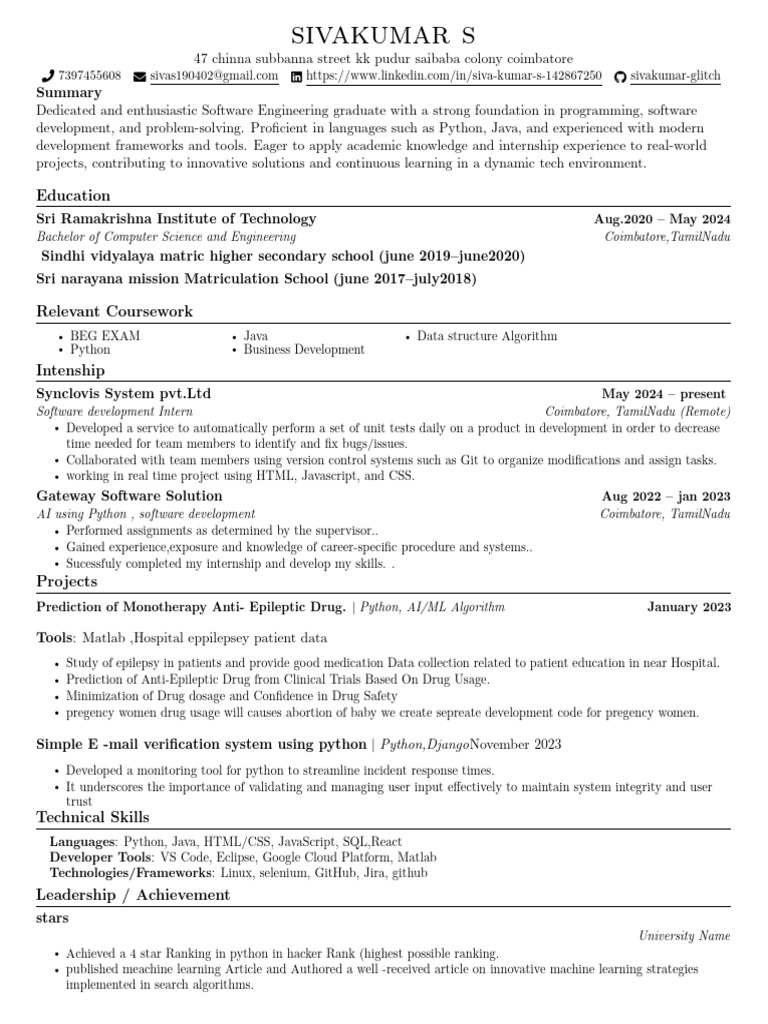 Jake s Resume Anonymous 3 (4) | PDF | Python (Programming Language) | Machine Learning