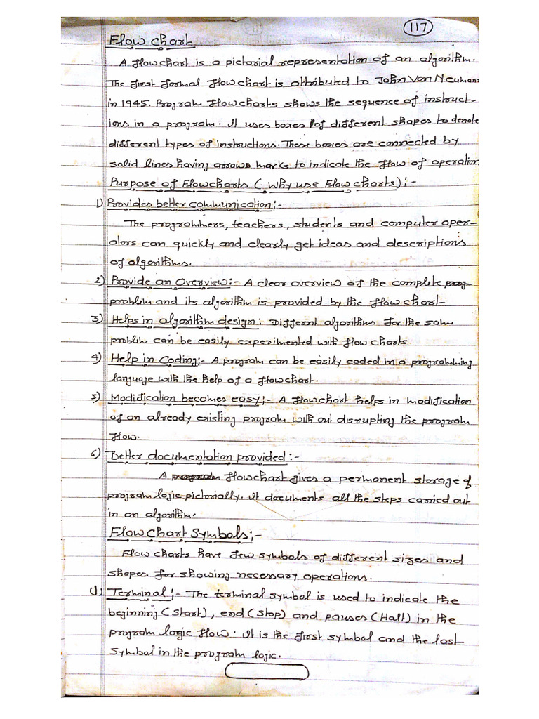 C Flow Chart Pages 117-121 | PDF
