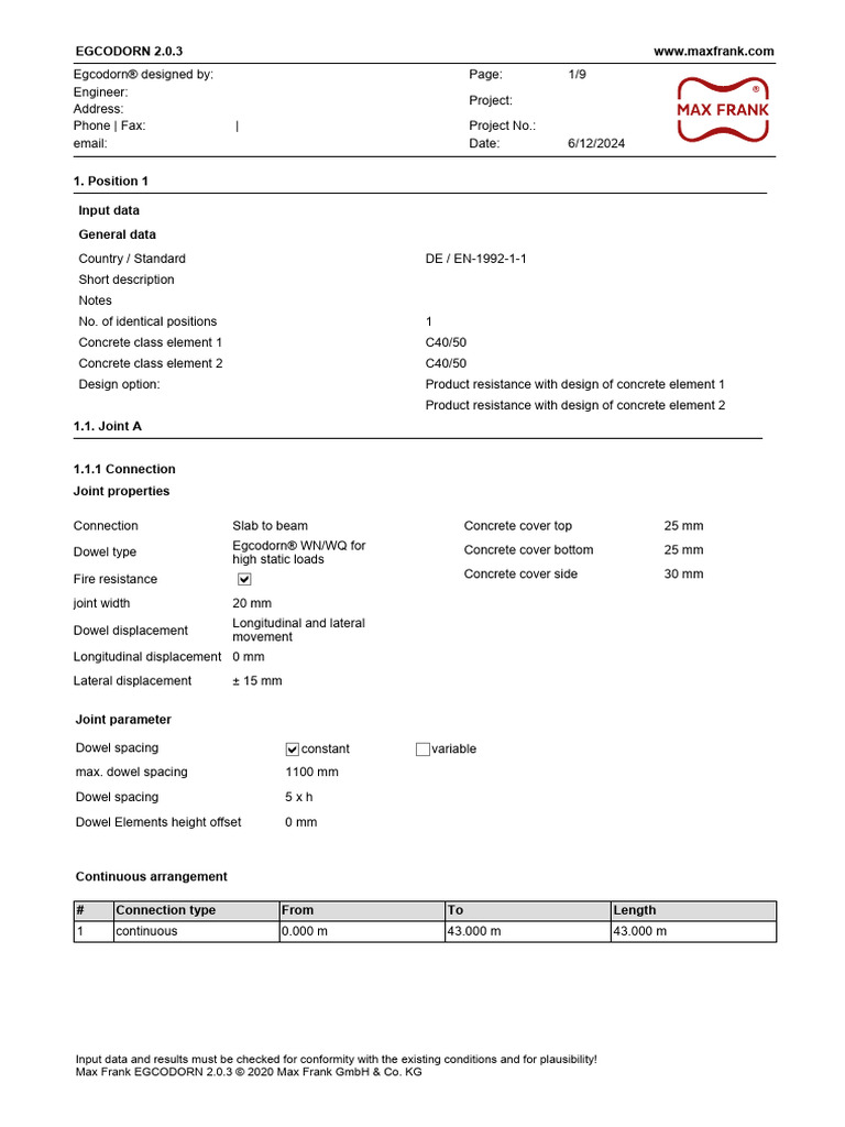 Shear Dowel Calculation | PDF | Beam (Structure) | Concrete