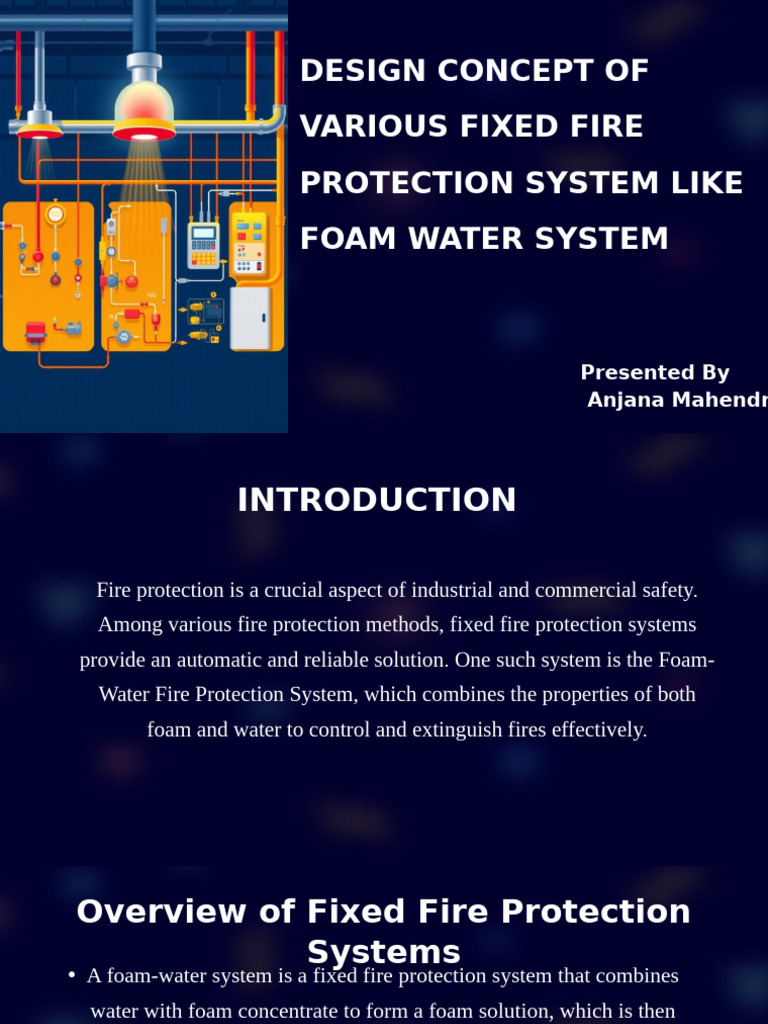 Fixed Fire Protection Systems | PDF | Fire Sprinkler System | Firefighting