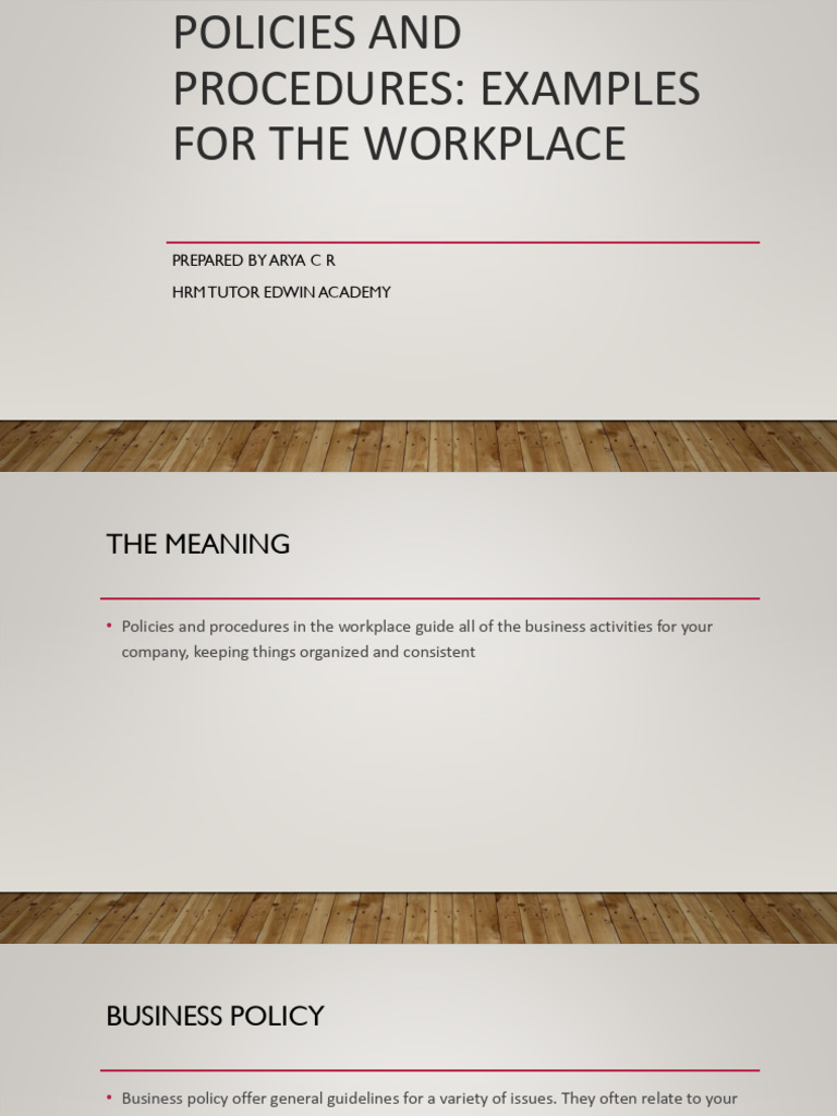 HR Policy and Procedure | PDF | Employment | Computer Security