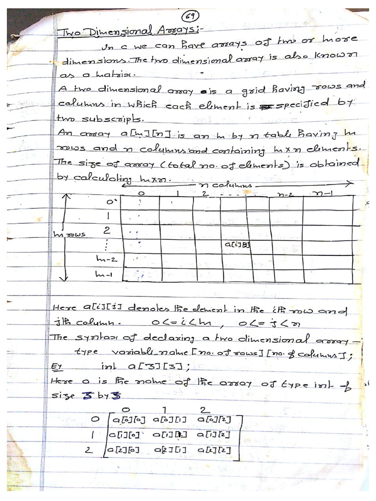 C4 TWO D Array Pages 69-77E | PDF