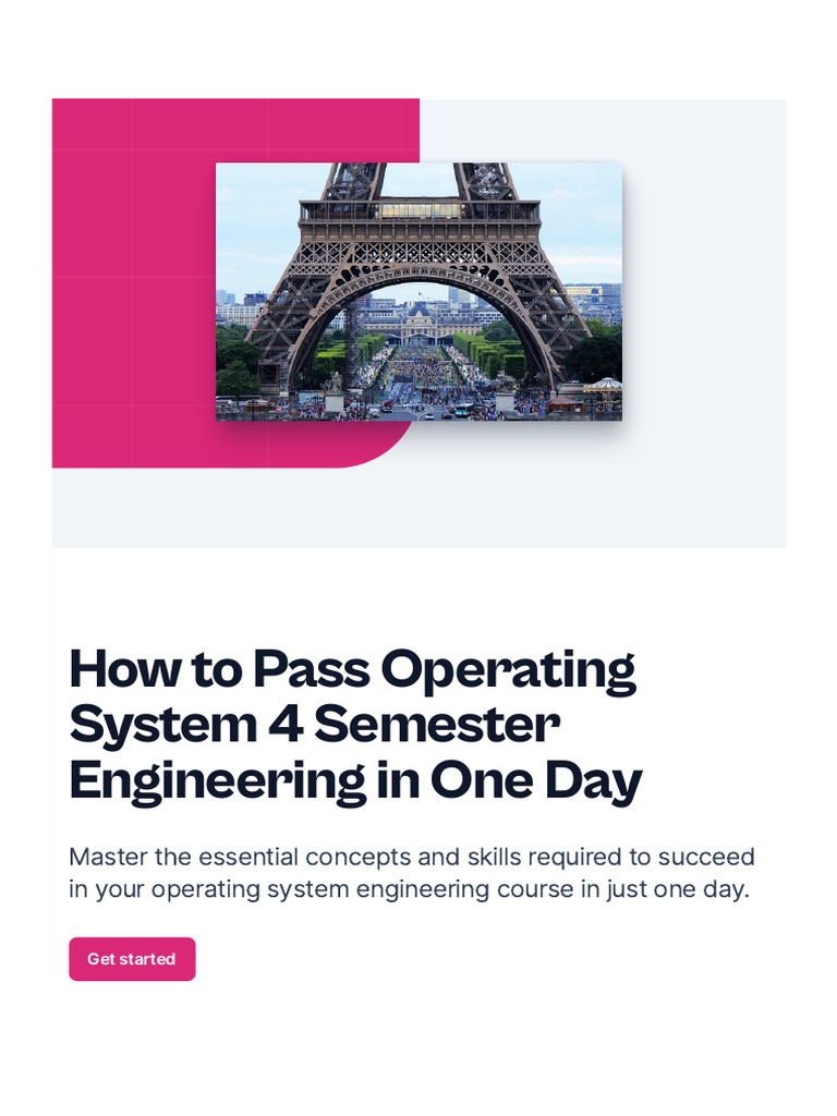 How To Pass Operating System 4 Semester Engineering in One Day | PDF | Operating System ...