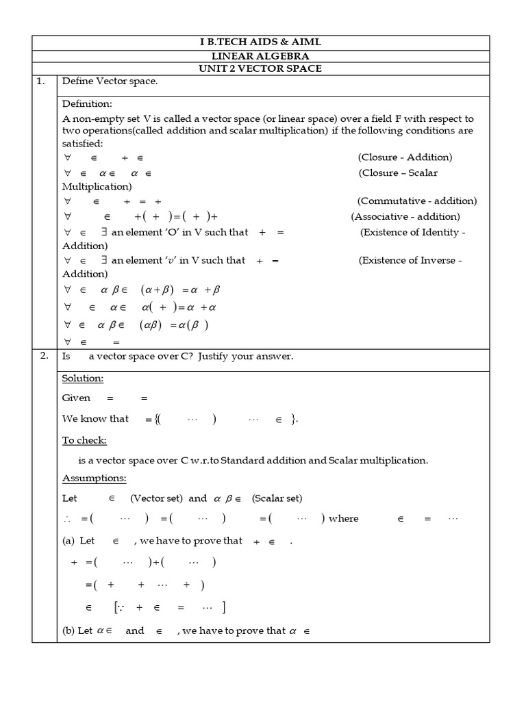 Mathematics For Machine Learning Pdf Scalar Mathematics