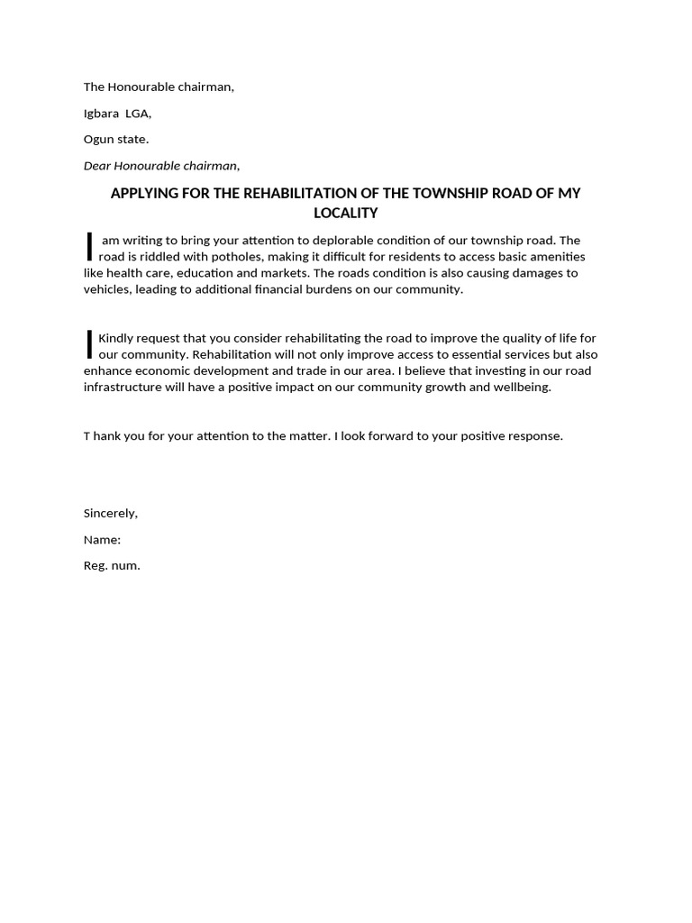 NECO LETTER 1ii | PDF