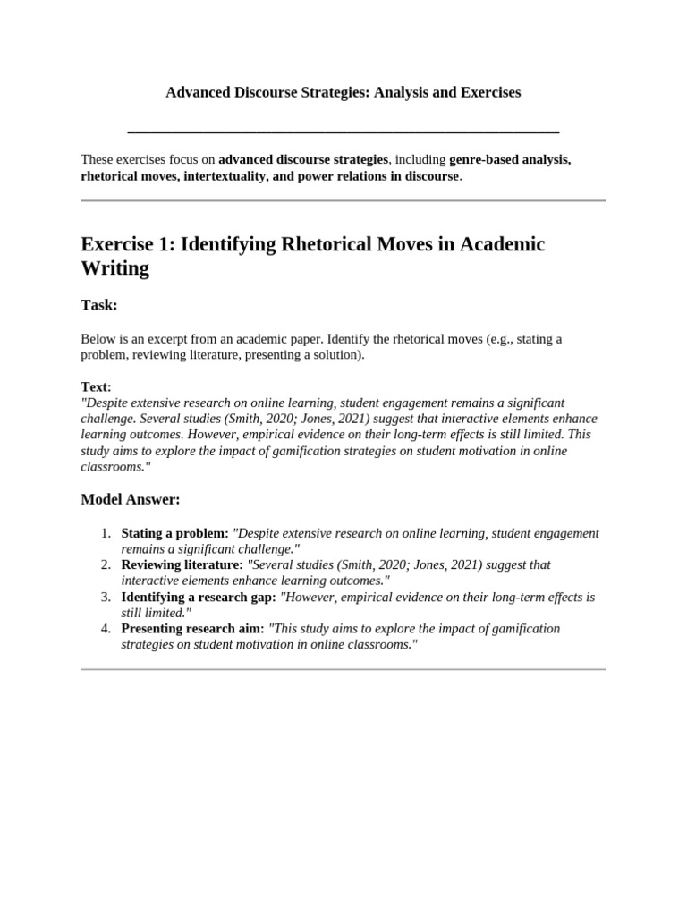 Advanced Discourse Strategies | PDF | Intertextuality | Rhetoric