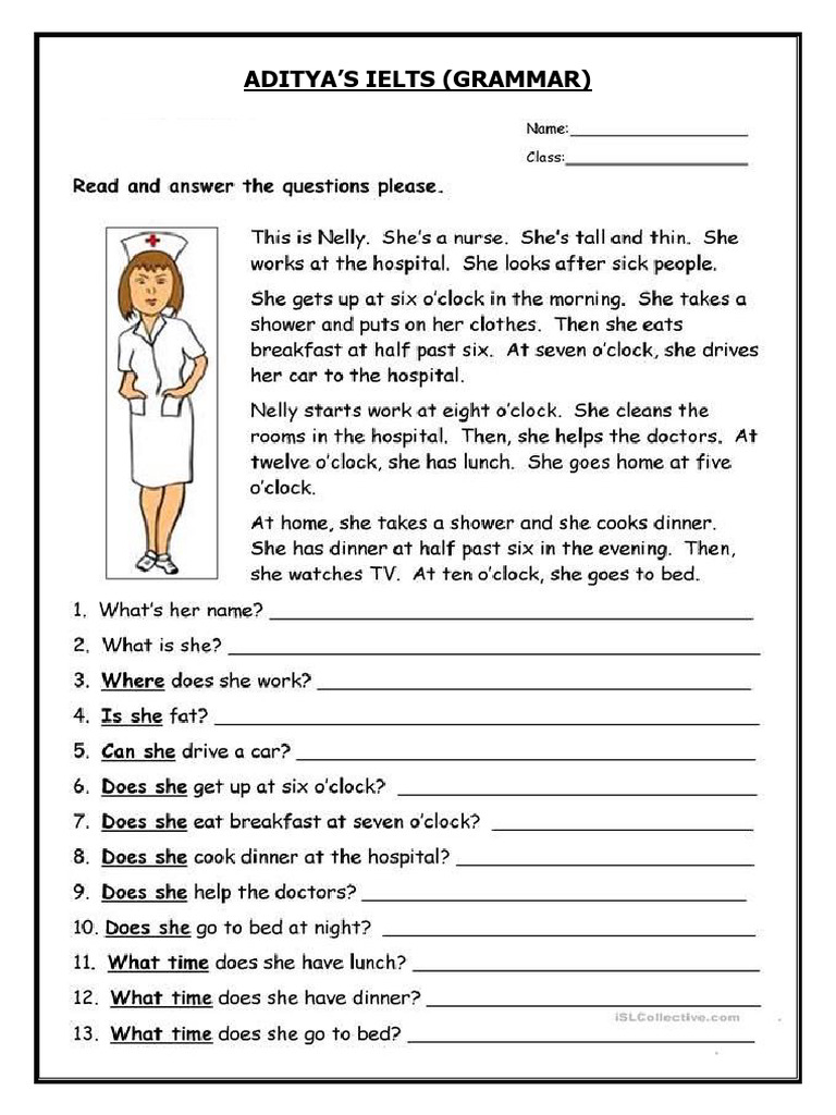comprehension WS | PDF