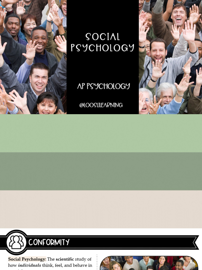 Student Version - Social Psychology | PDF | Aggression | Conformity