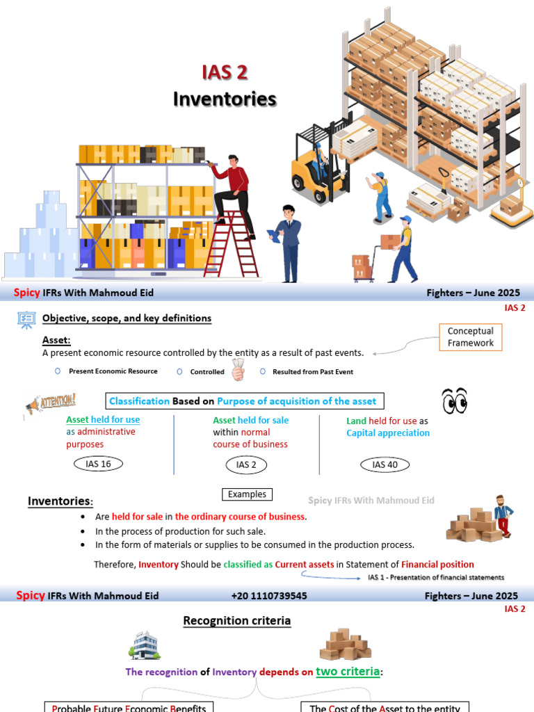IAS 2: Inventory Recognition and Measurement | PDF | Inventory | Economies