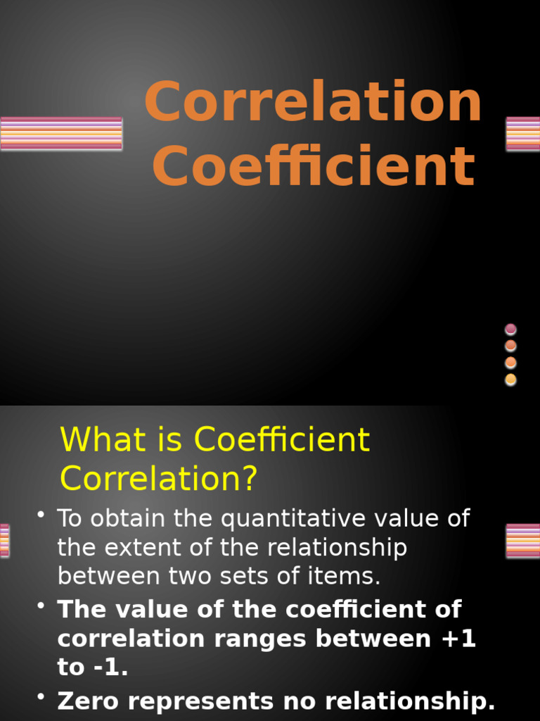 Computing Pearson's Correlation Coefficient | PDF | Descriptive ...
